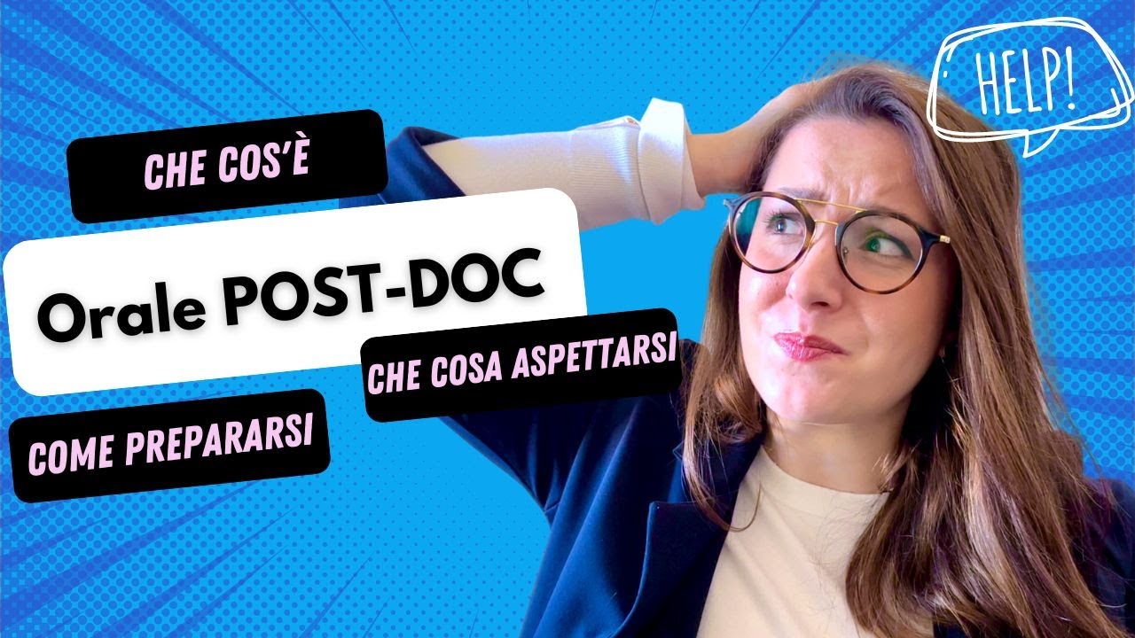 Post-doc. Che cos'è e come preparare l'orale di un assegno di ricerca - YouTube