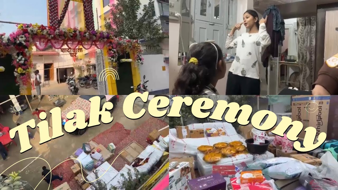 Preparation for Tilak || Tilak ceremony || Wedding at Bihar ...
