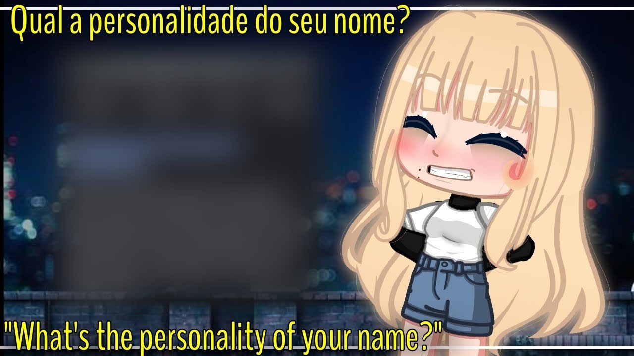 "Qual a personalidade do seu nome?" ("What's the personality of your ...
