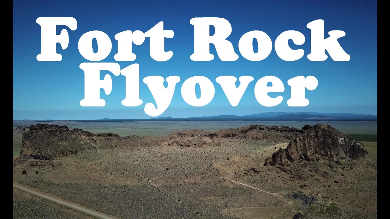 4K - Flying Over Fort Rock, Oregon - Info in Description below - YouTube