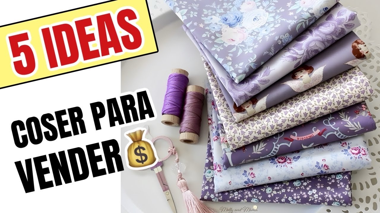 COSER PARA VENDER | 5 MANUALIDADES ÚTILES Y FÁCILES DE HACER CON TELA ...