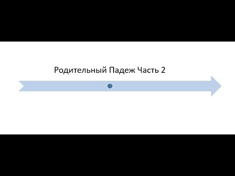 Родительный Падеж Часть 2