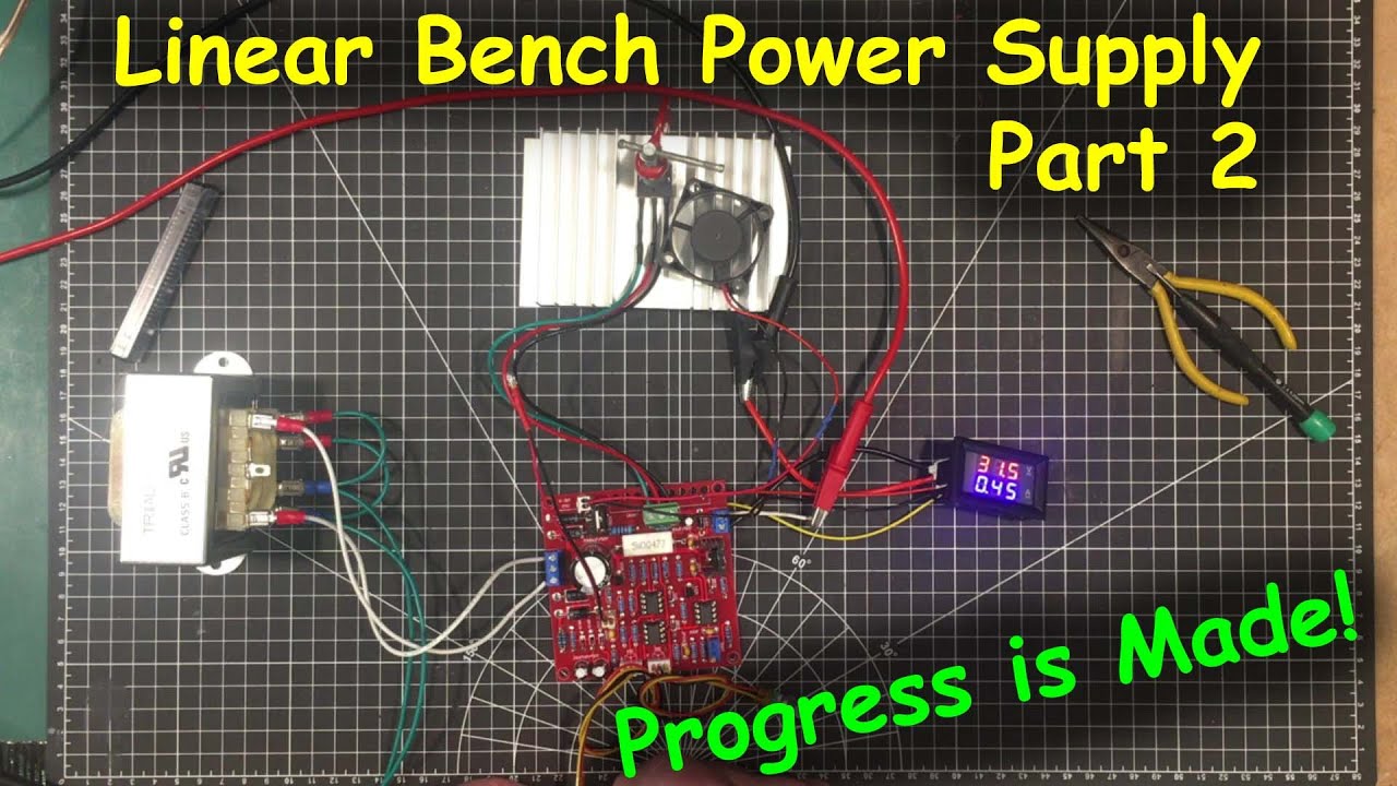 Uni-Byte 0187 - PROGRESS was made - Linear BENCH Power Supply (Hiland ...