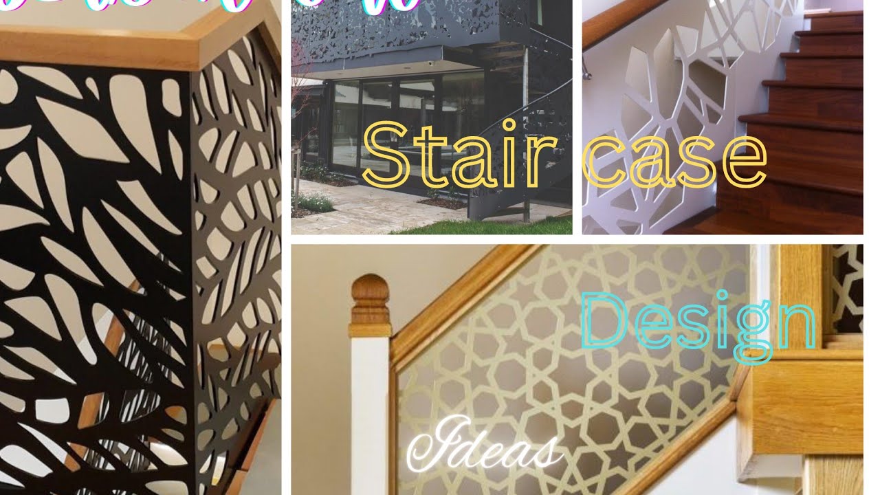 Laser Cut Stair Case Design & Ideas ! Interior Home Decor ! Stunning ...