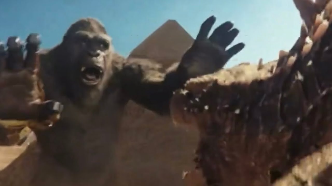 Godzilla and Kong in Egypt | GxK: The New Empire - YouTube