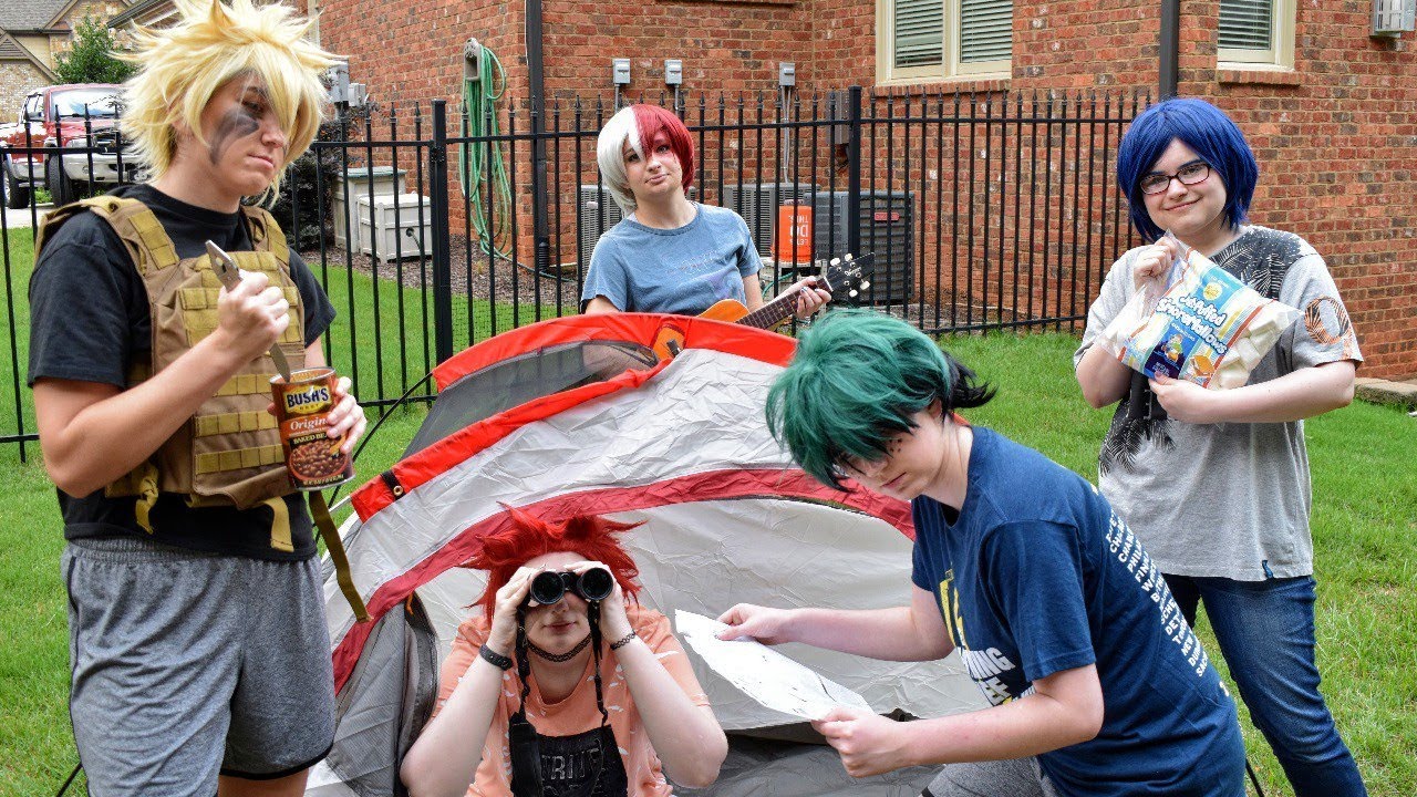 BNHA Goes Camping - YouTube