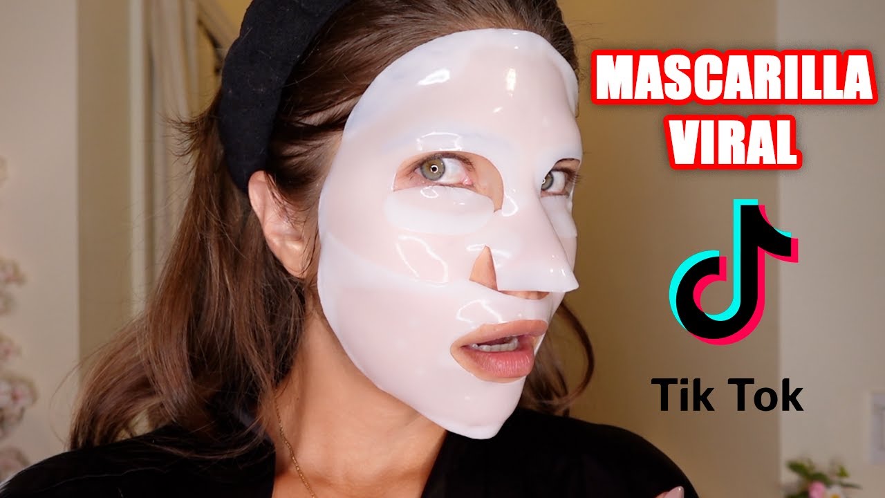 Probando la MASCARILLA VIRAL DE TIKTOK DE COLÁGENO! | De verdad ...