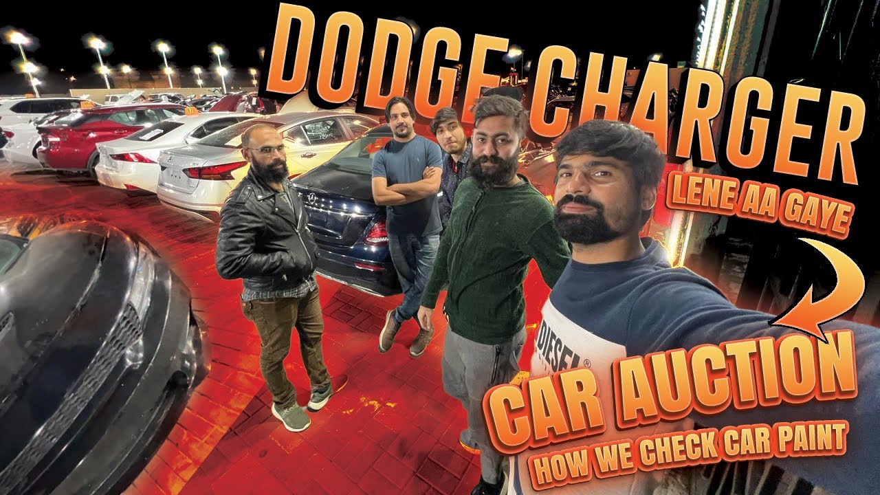 How We Check Car Paint | Car Auction | Dodge Charger Lene Aa Gaye - YouTube
