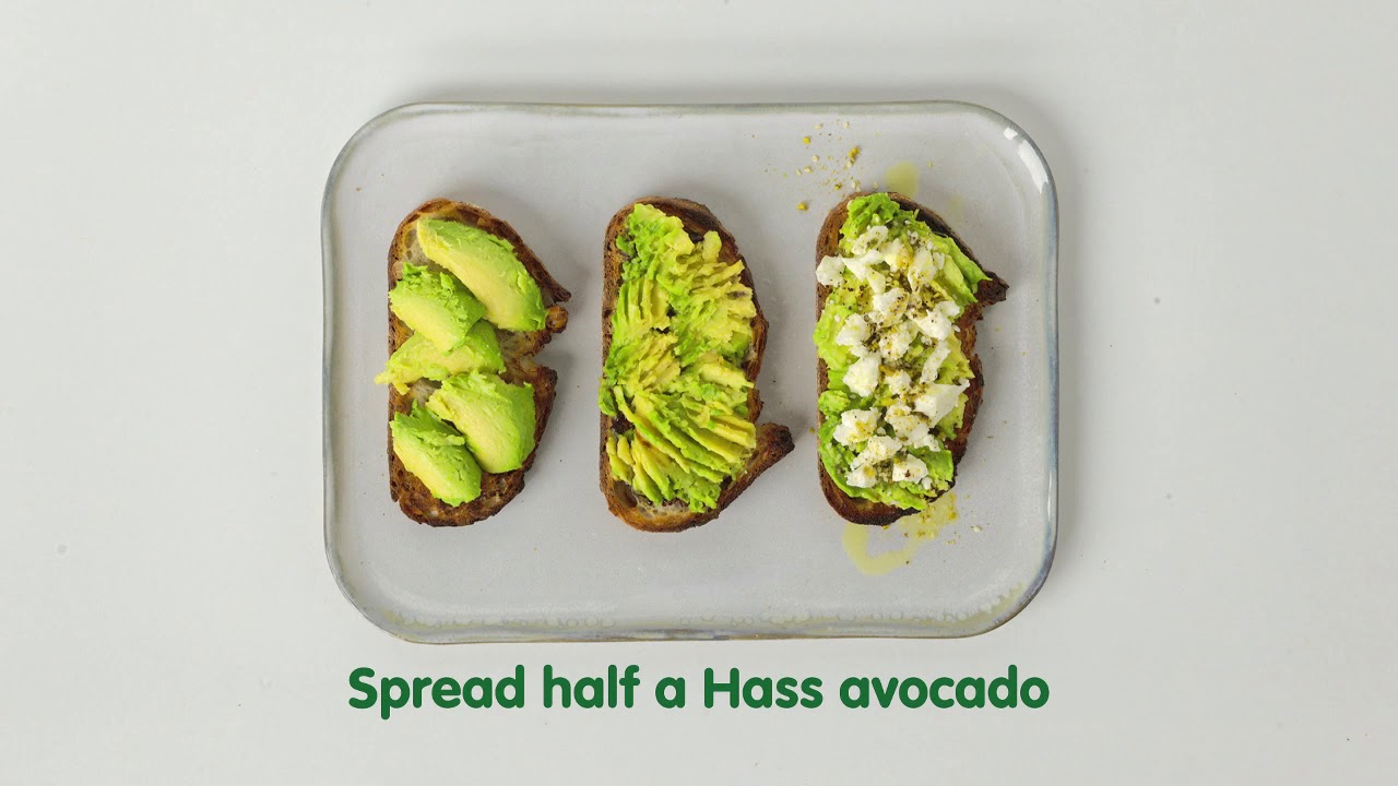 Australian Avocados - Smashed Hass avocado on toast - YouTube