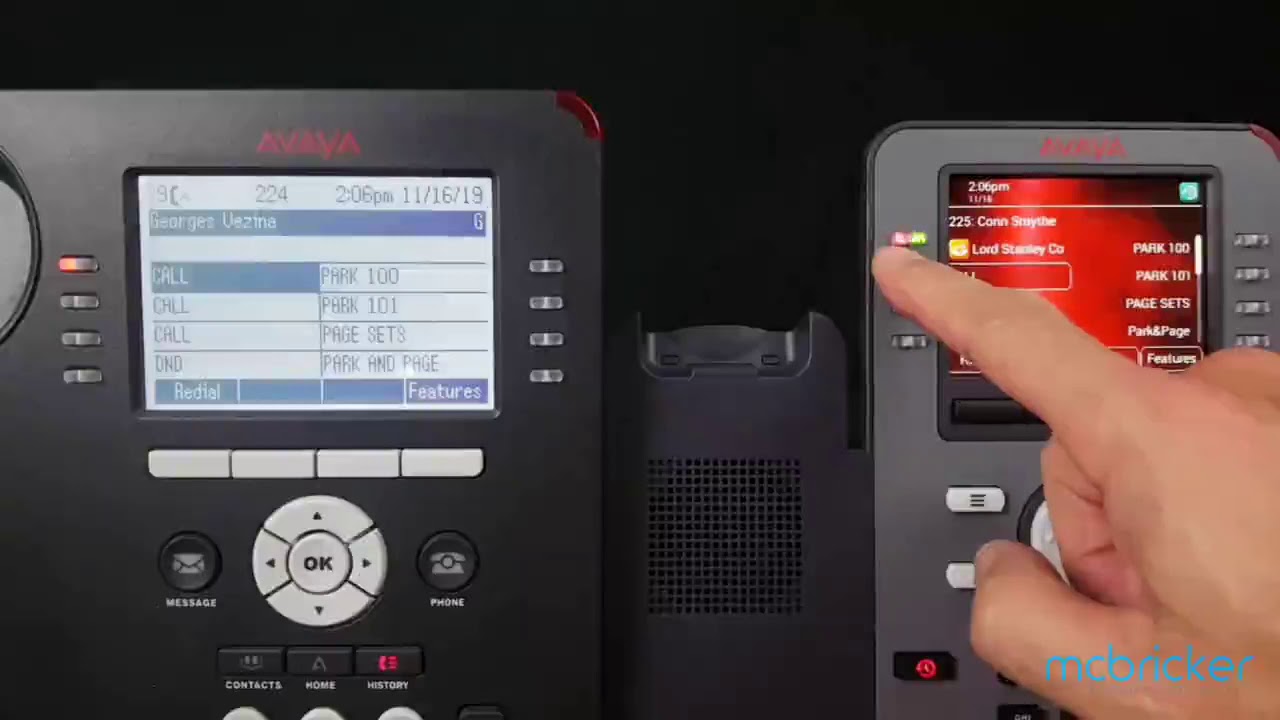 Reclaim Call Transfer J169 J179 Avaya IPOffice - YouTube