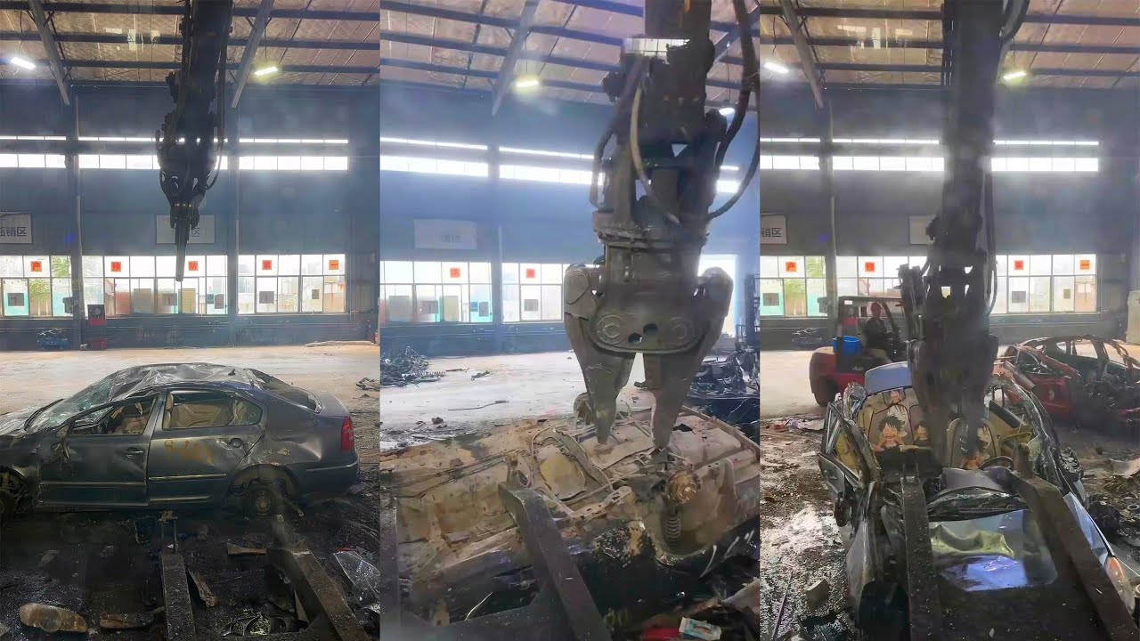 The Art of Scrap Car Dismantling: From Wreck to Parts - YouTube
