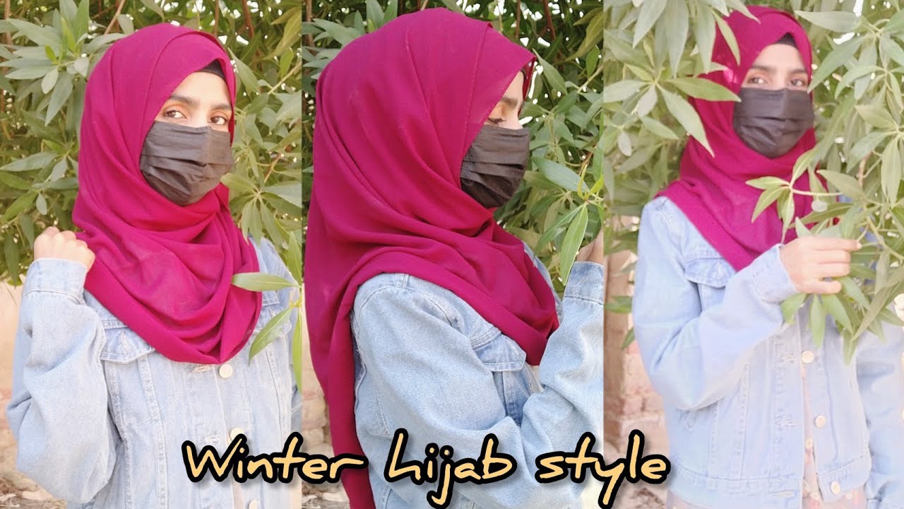 Winter Inspired Hijab Style Tutorial 🧕🏻 Fatima's Vogue - YouTube