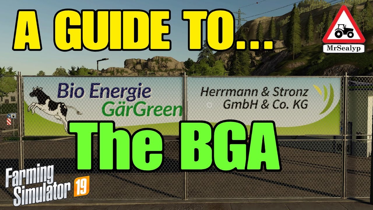 A Guide to... The BGA (Biogas plant). Farming Simulator 19, PS4 ...