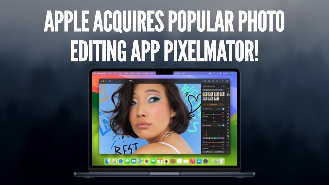 Apple Acquires Popular Photo Editing App Pixelmator! - YouTube