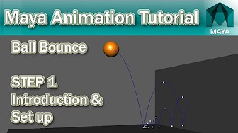 Maya Animation Tutorial for Beginners - Bouncing Ball - YouTube