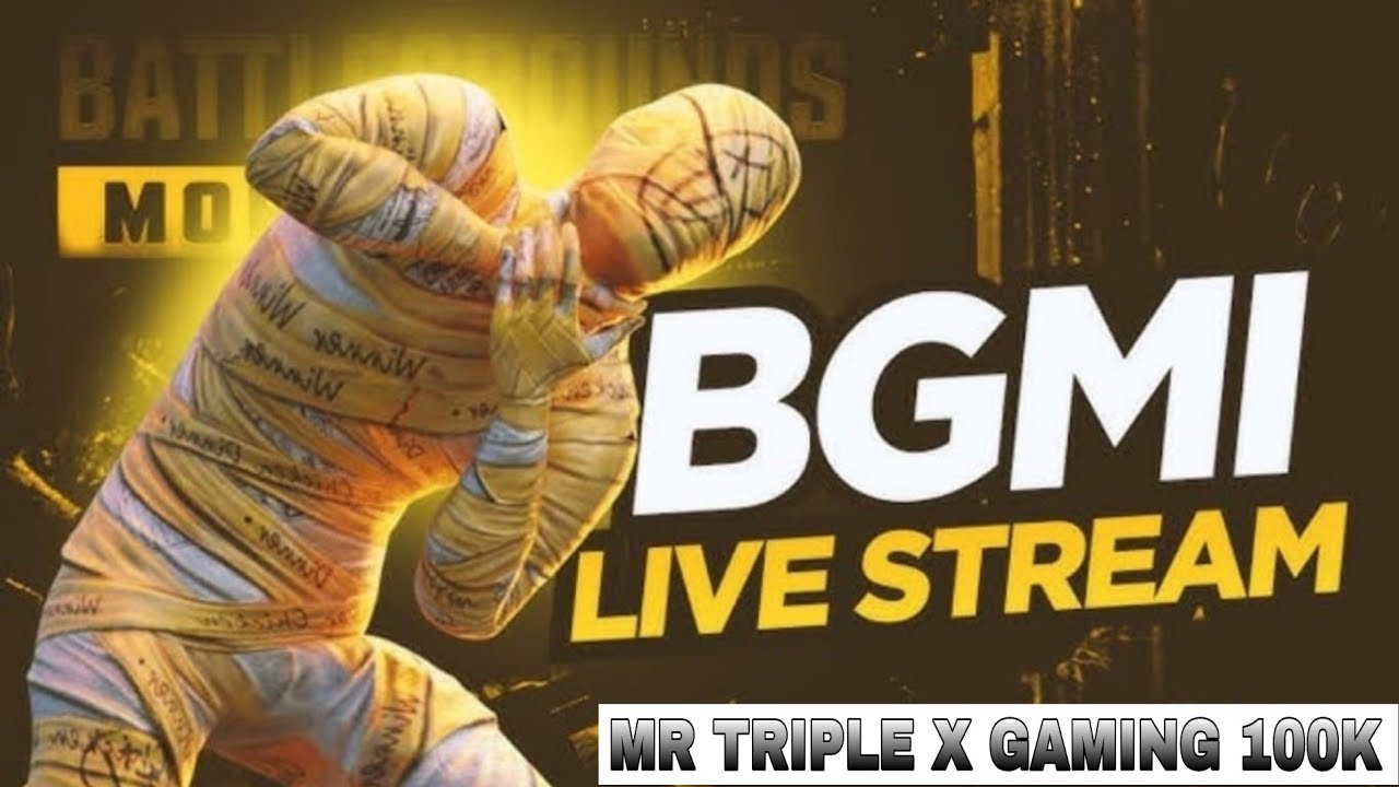 Mr Triple X Gaming 100k is live! Bgmi live stream tdm - YouTube