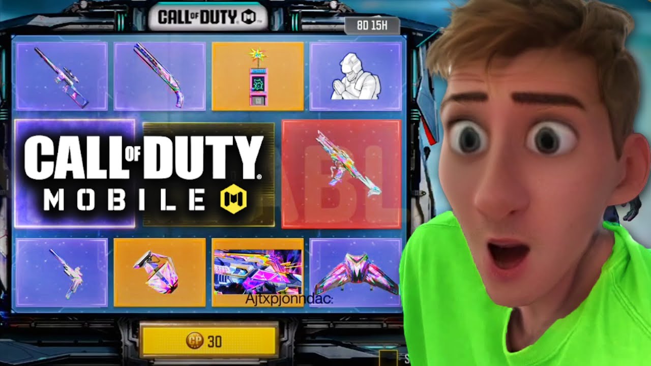 PARKER REACTS to EVERY LUCKY DRAW in NEW SEASON 🤯 (COD MOBILE) - YouTube