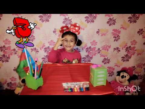 Saymağı öyrənirəm. Saymayı öğreniyorum