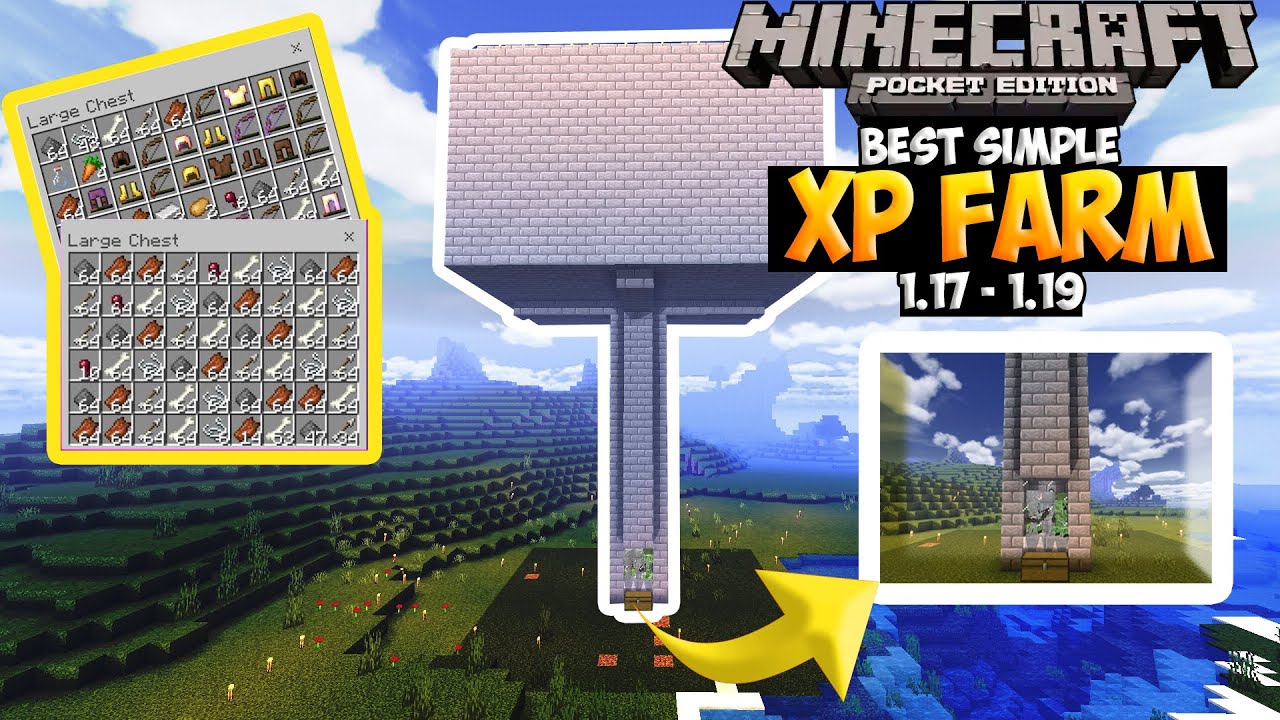 Best 1.19 Mob Xp Farm Tutorial In Minecraft ( MCPE / Minecraft Bedrock ...