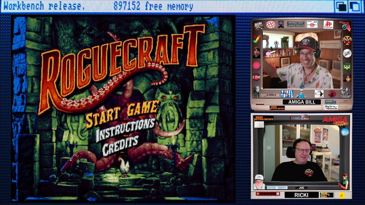 ROGUECRAFT - Interiew & Gameplay of New Commodore Amiga Game with Dev ...