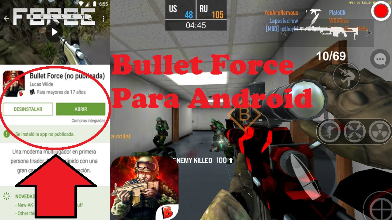 Bullet Force Para Android | DESCARGAR ULTIMA VERSION DESDE LA PLAY ...