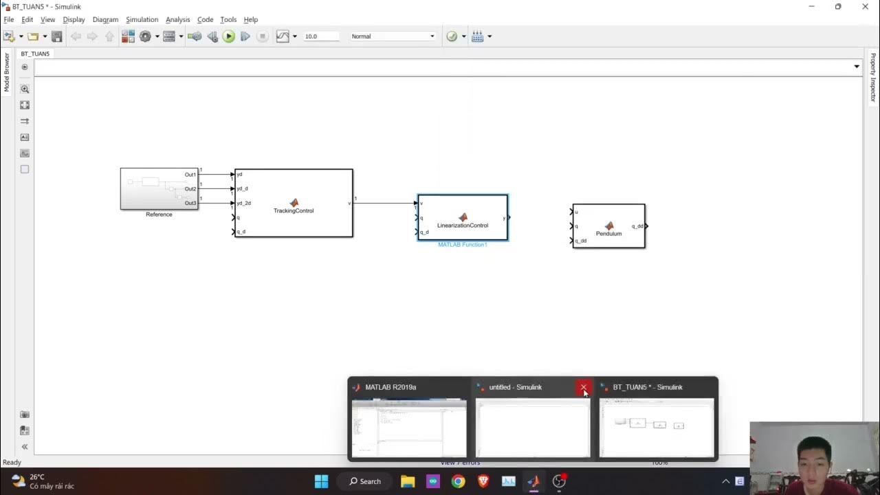 Design feedback linearization control for nonlinear system with MATLAB Simulink - YouTube