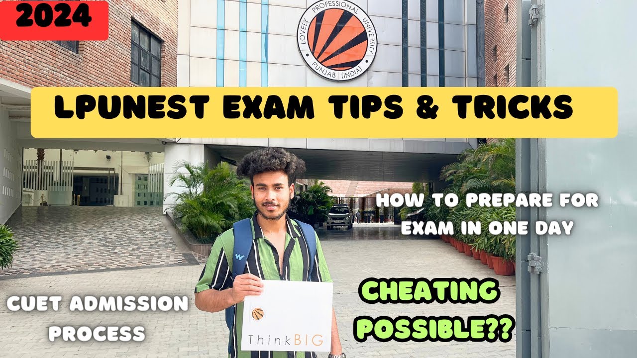 LPUNEST Exam Tips & Trick 2024 | How To Give LPUNEST | Cheating ...