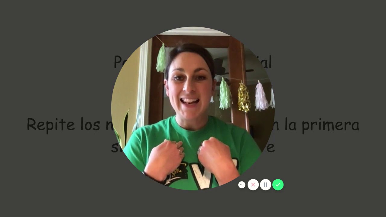 Heggerty Week 1 Day 1 2nd grade (Spanish) - YouTube