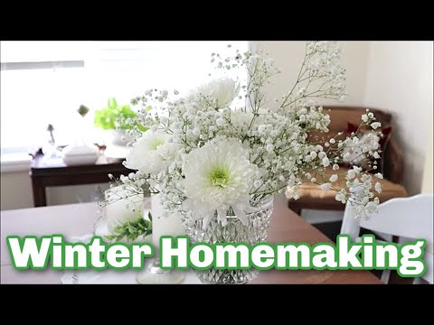 Winter Homemaking|| Slow Living || Winter decorating - YouTube