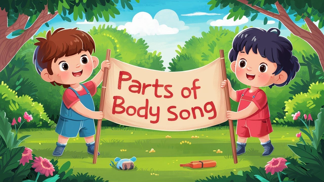 Body Parts Song for Kids | Fun Learning Songs for Children | Body Parts ...