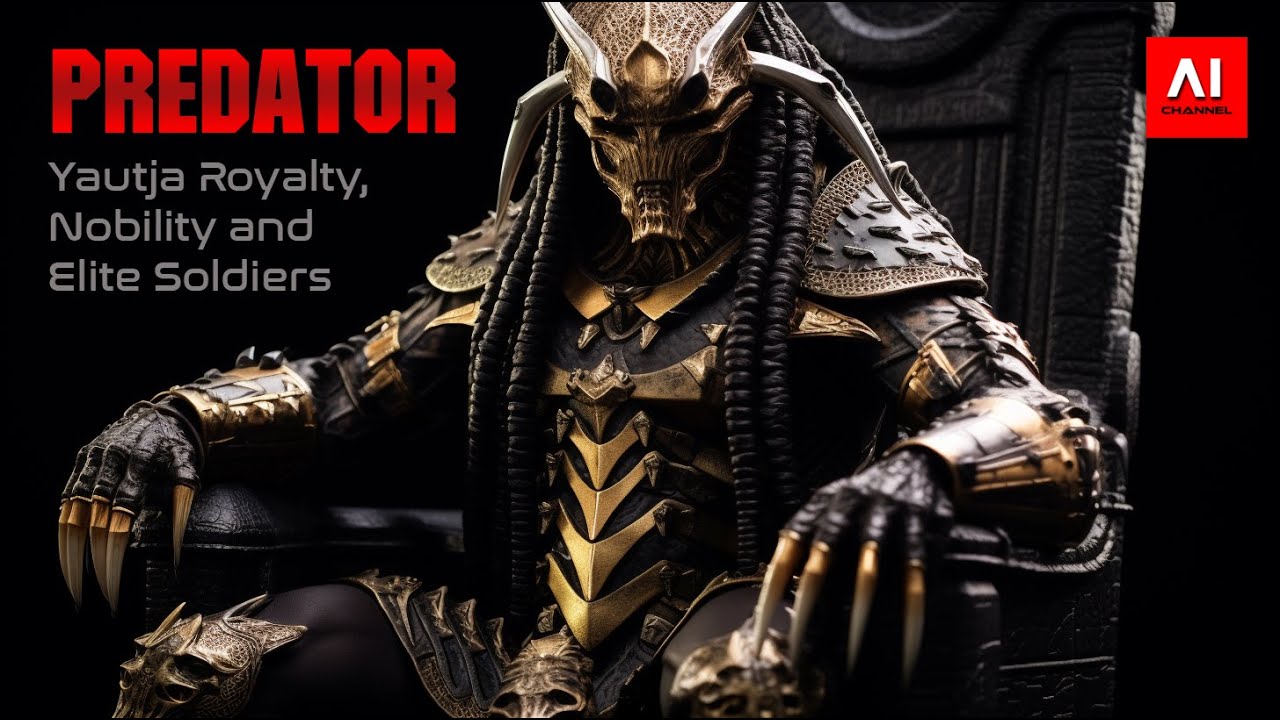 PREDATOR - Yautja Royalty, Nobility and Elite Soldiers - imagined by AI ...