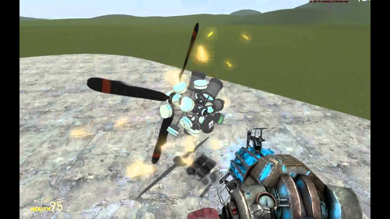 Gmod 14 cylinder radial engine - YouTube