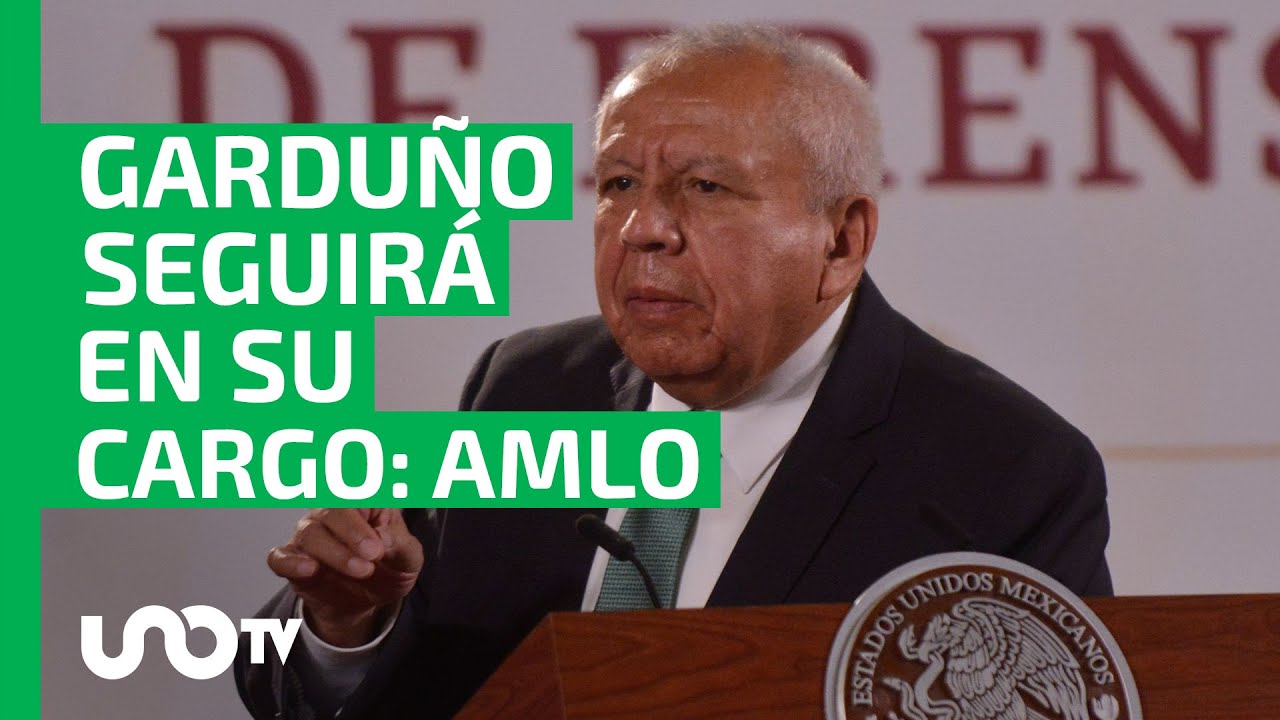 Garduño se queda hasta que se aclare lo sucedido: AMLO - YouTube