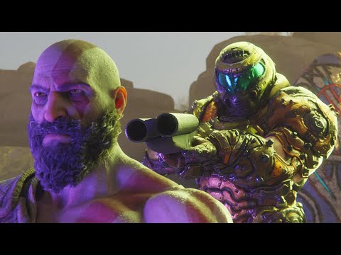 Kratos Vs Doom Slayer - God Of War Animation