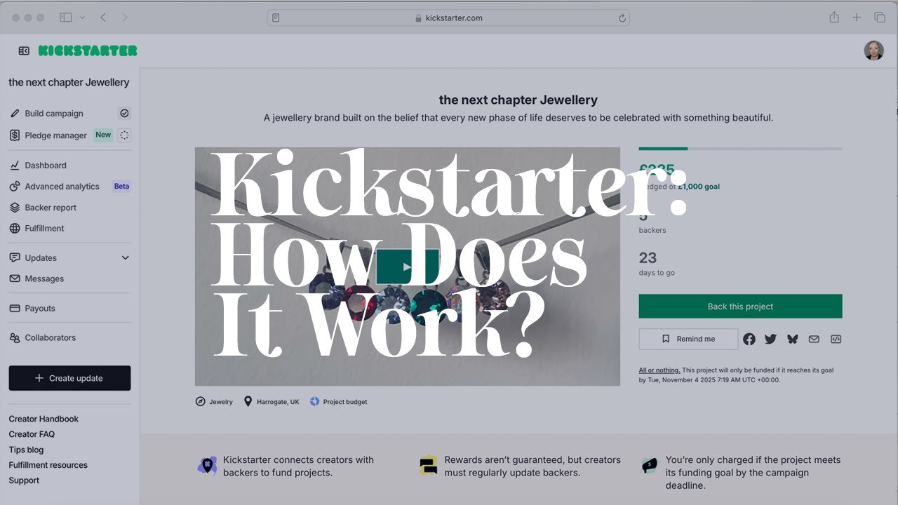 Kickstarter: How Does It Work - YouTube