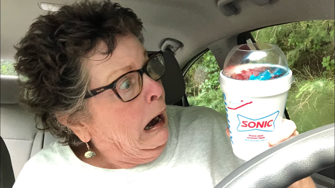TASTING SONIC’s SHARK WEEK SLUSHY! 🦈 - YouTube