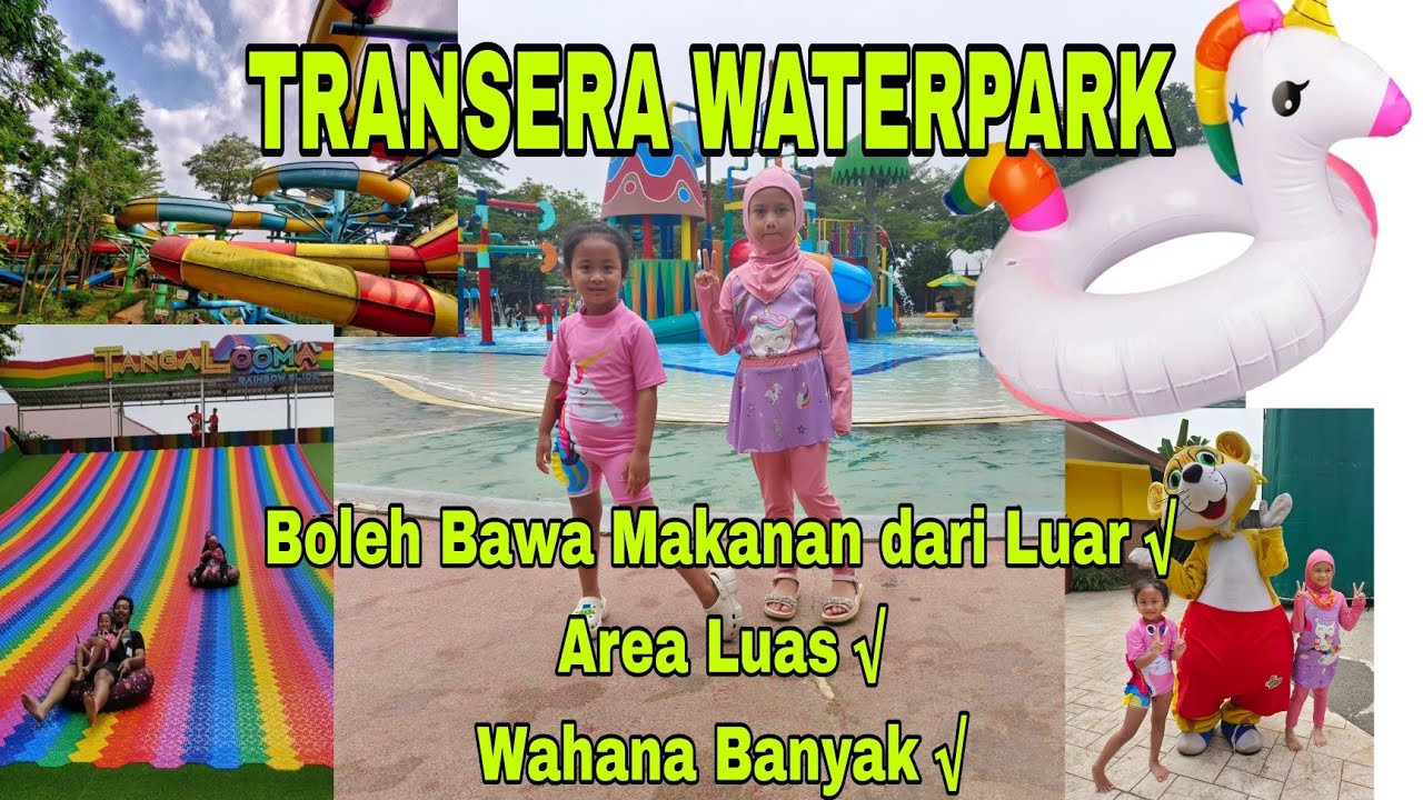 Transera Water Park, Wisata Air yang menyenangkan sekali 😉 - YouTube