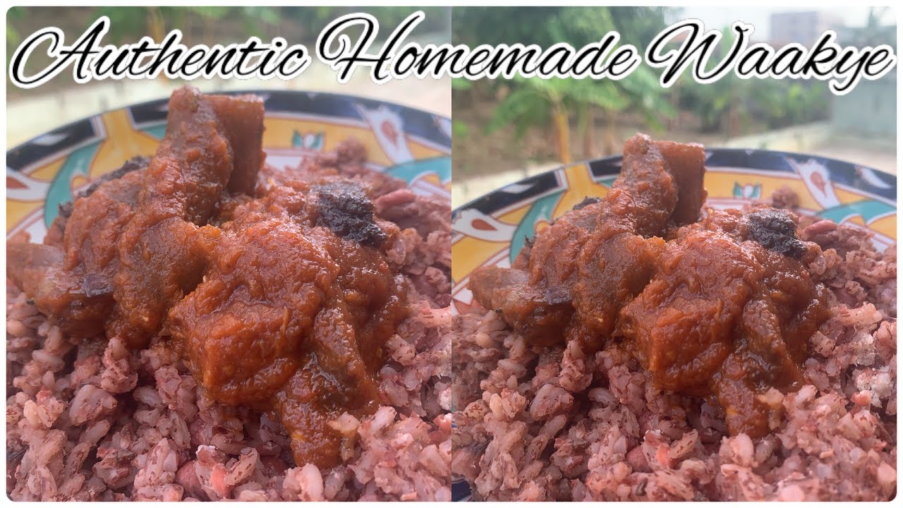 AUTHENTIC GHANAIAN WAAKYE || brown rice and beans|| - YouTube