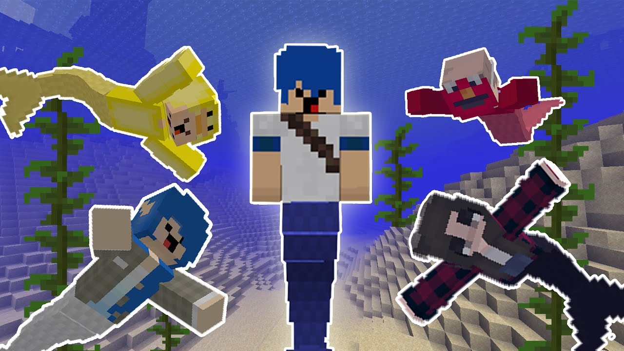 VIRAMOS SEREIAS NO MINECRAFT!!! - YouTube