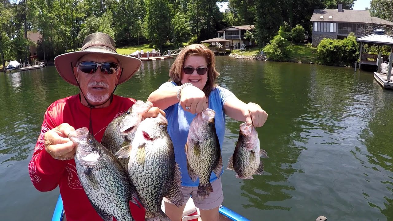 Crappie Mother Load on Mother's Day Using Live Bait - YouTube