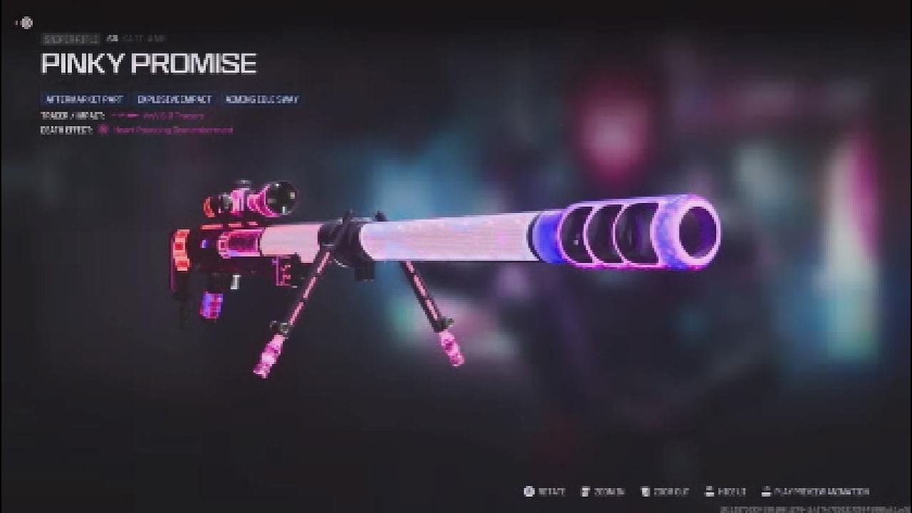 PINKY PROMISE Blueprint - KATT-AMR Sniper Rifle - (Echo Endo YANDERE ...
