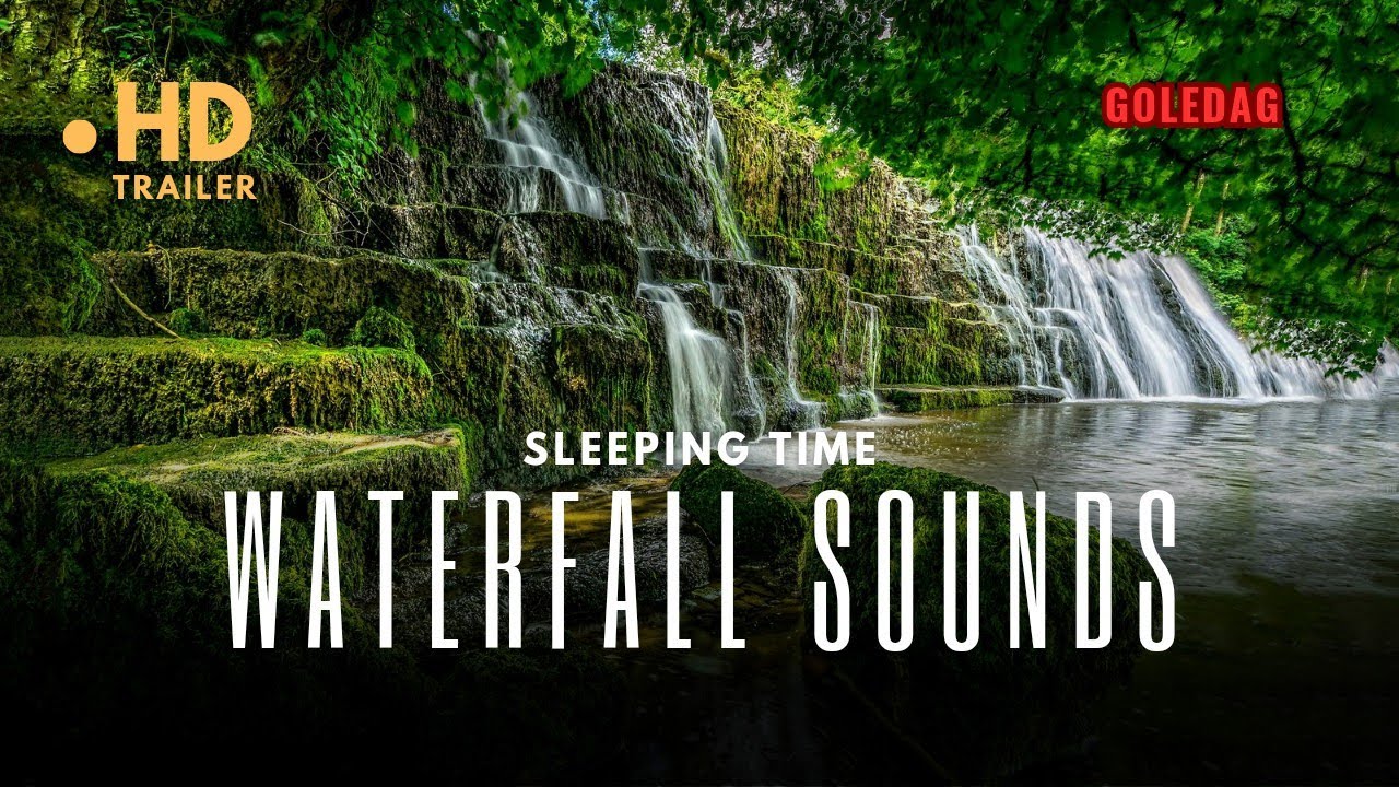 River Sounds For Sleeping - Pure Waterfall Soundscape | Tropical ...