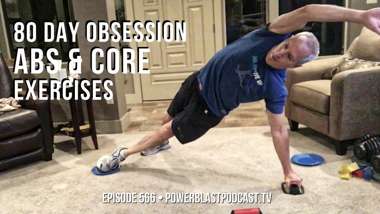80 Day Obsession Abs Core Exercises - YouTube