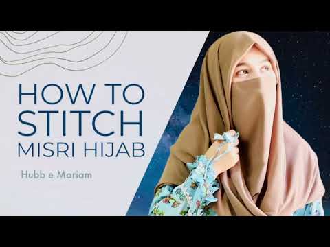 How to make Irani  Hijab | 🥷 Part 2 / Airline Scarf #niqab #jilbab #khimar #hijab