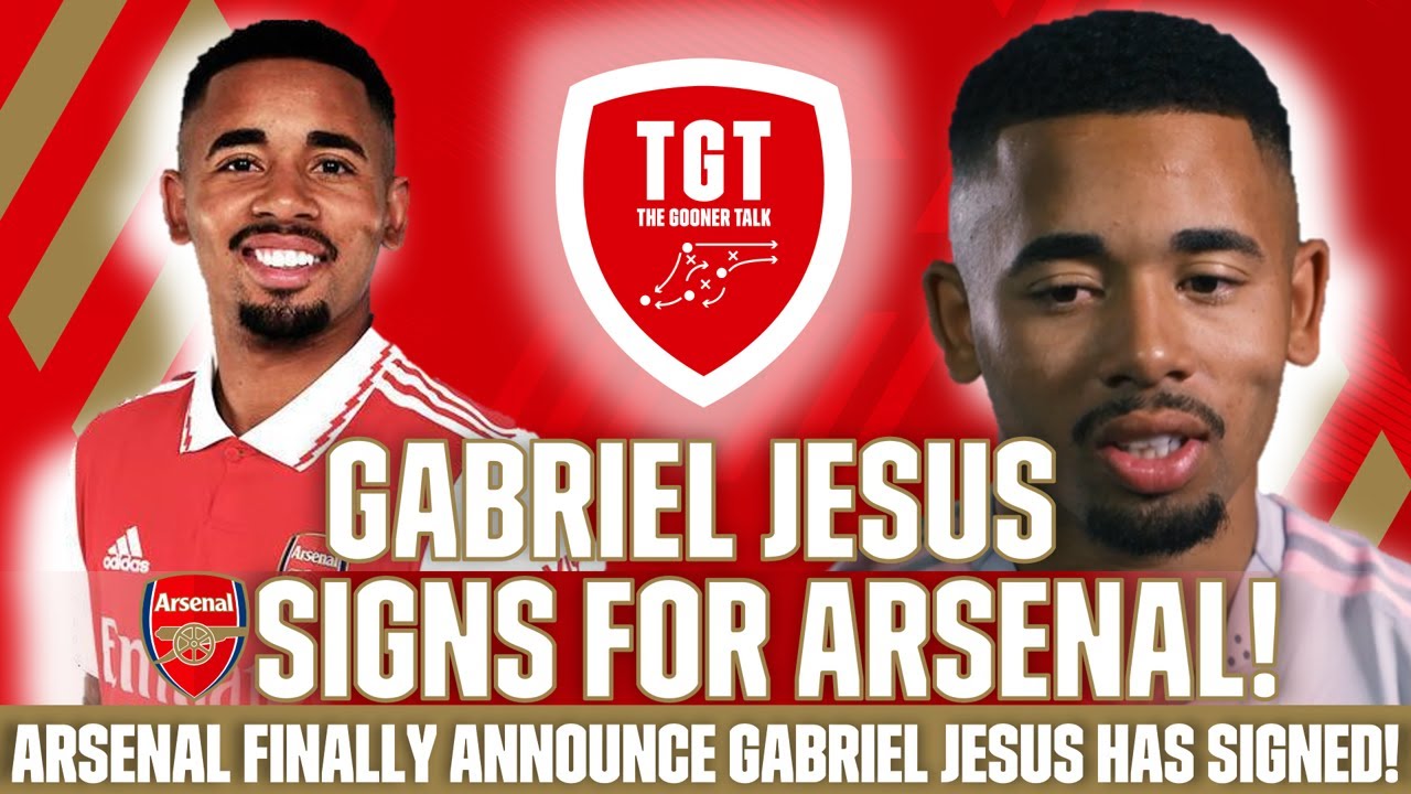 ARSENAL ANNOUNCE GABRIEL JESUS SIGNING! | #LetsTalkArsenal - YouTube