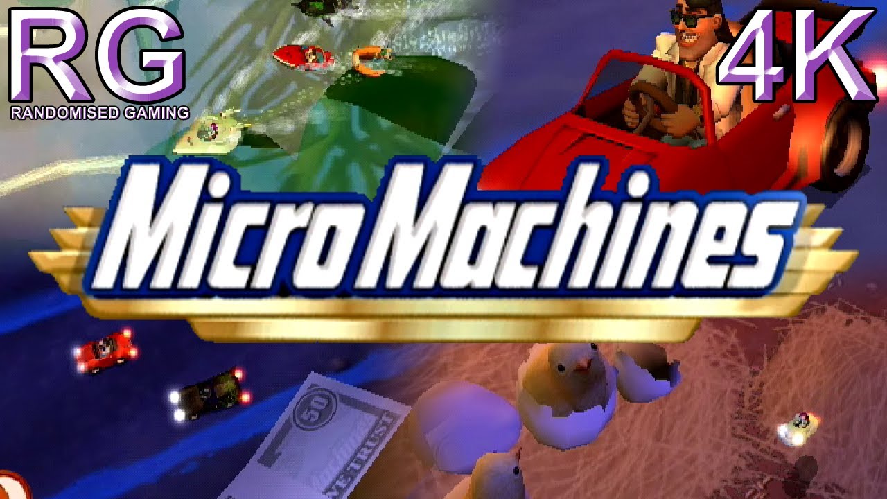 Micro Machines - Gamecube - Intro, bronze cup playthrough and bomb tag ...