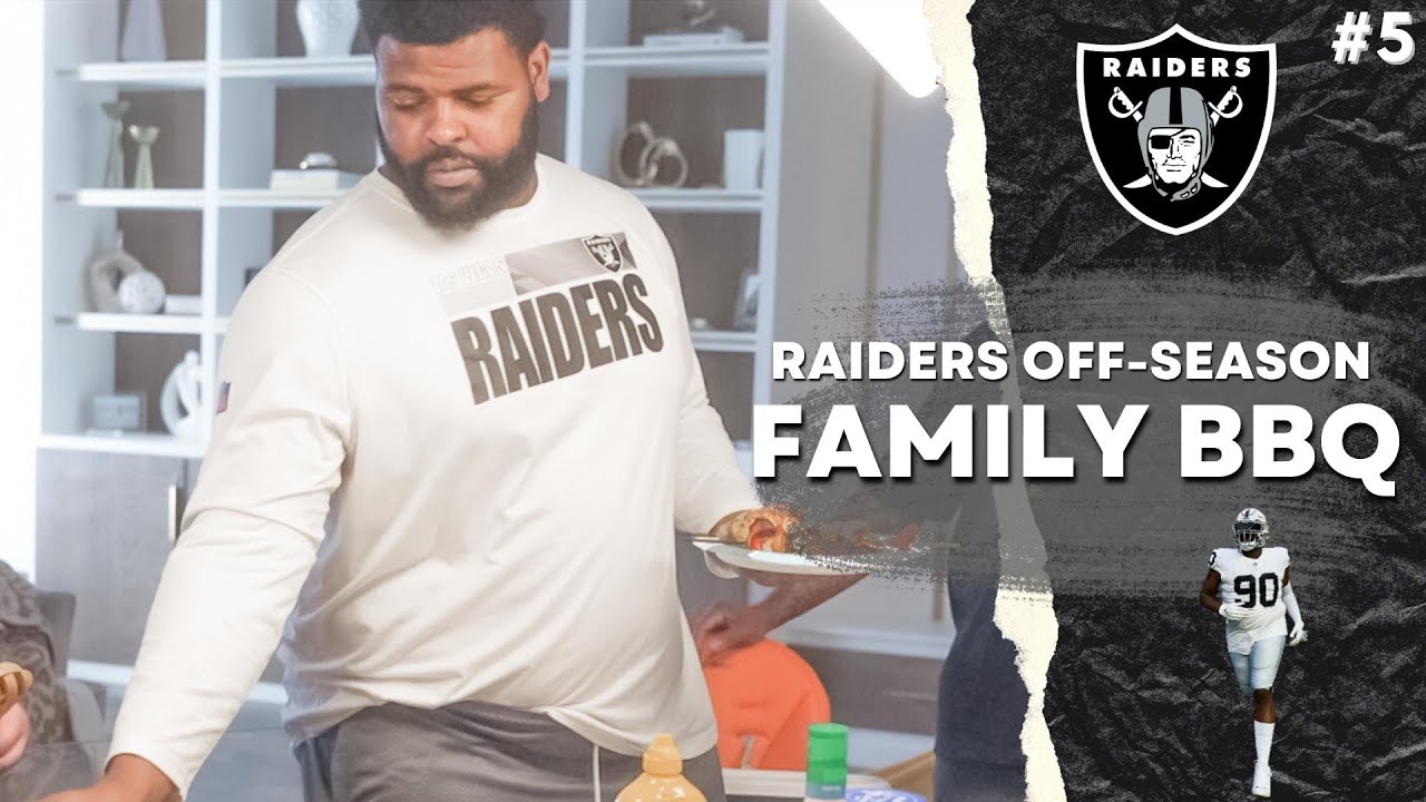 RAIDERS PLAYER FAMILY BBQ | BIG TIME HANK | NFL - YouTube