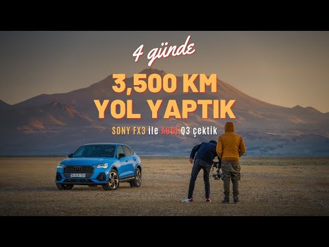 Sony FX3 ile Audi Q3 Sportback çekimi yaptık / Tüm çekim hikayesi !!!