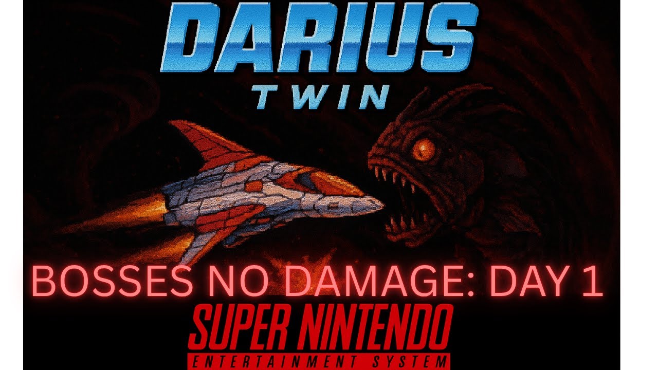Darius Twin - SNES - Bosses No Damage - Day 1 - YouTube