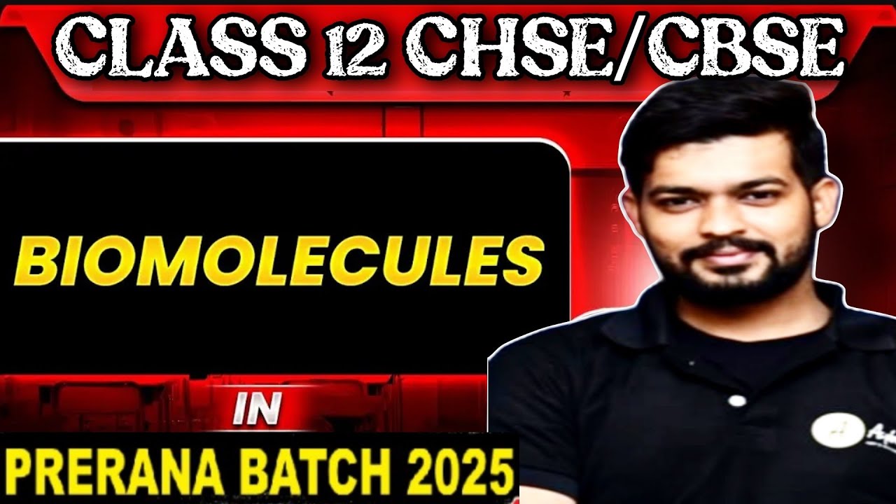 BIOMOLECULE 01 | INTRODUCTION | CLASSIFICATION|PREPARATION |12TH BOARD| CHSE|CBSE|NEET|JEE ...